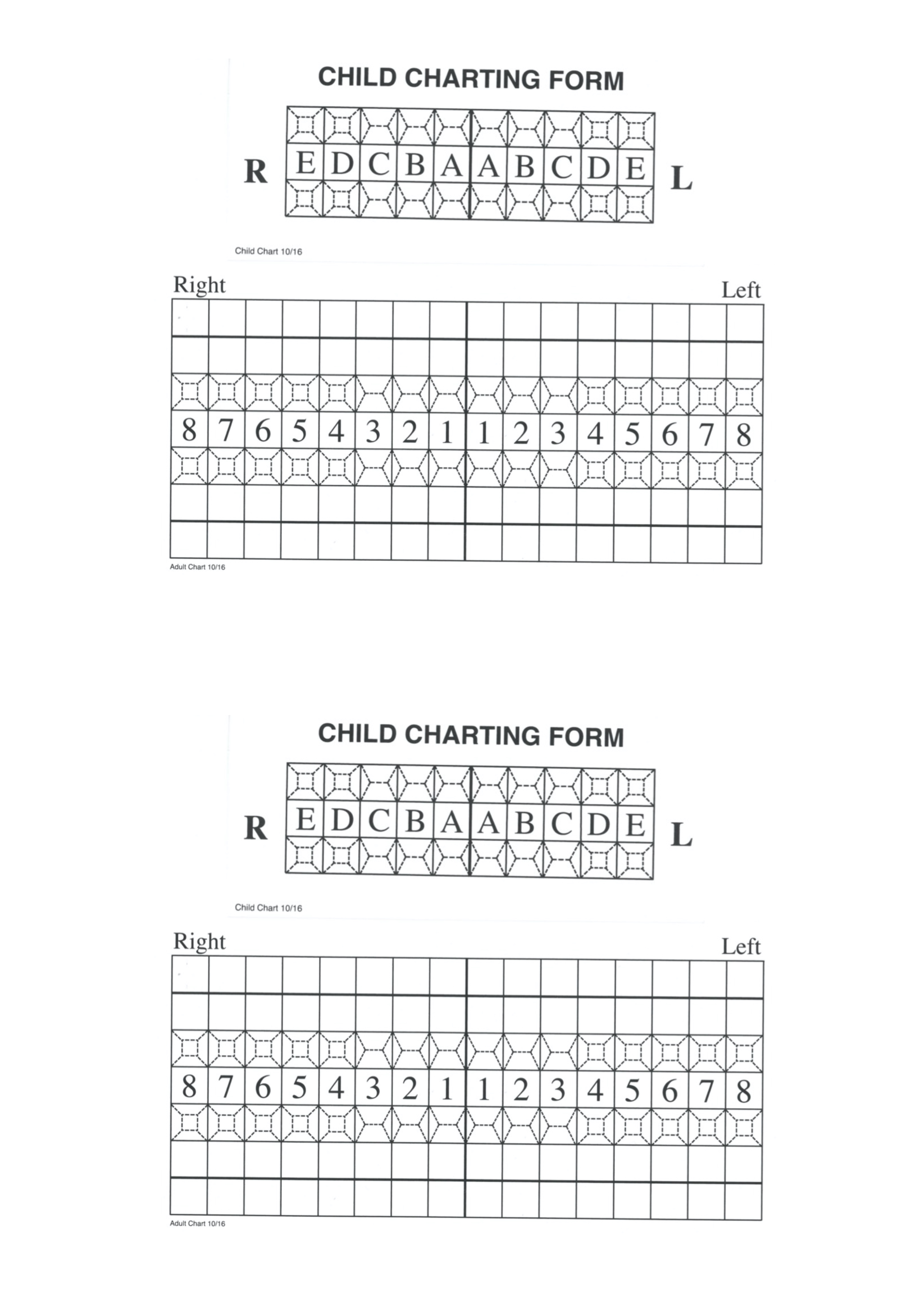 Dental Charting Clinical Exercise