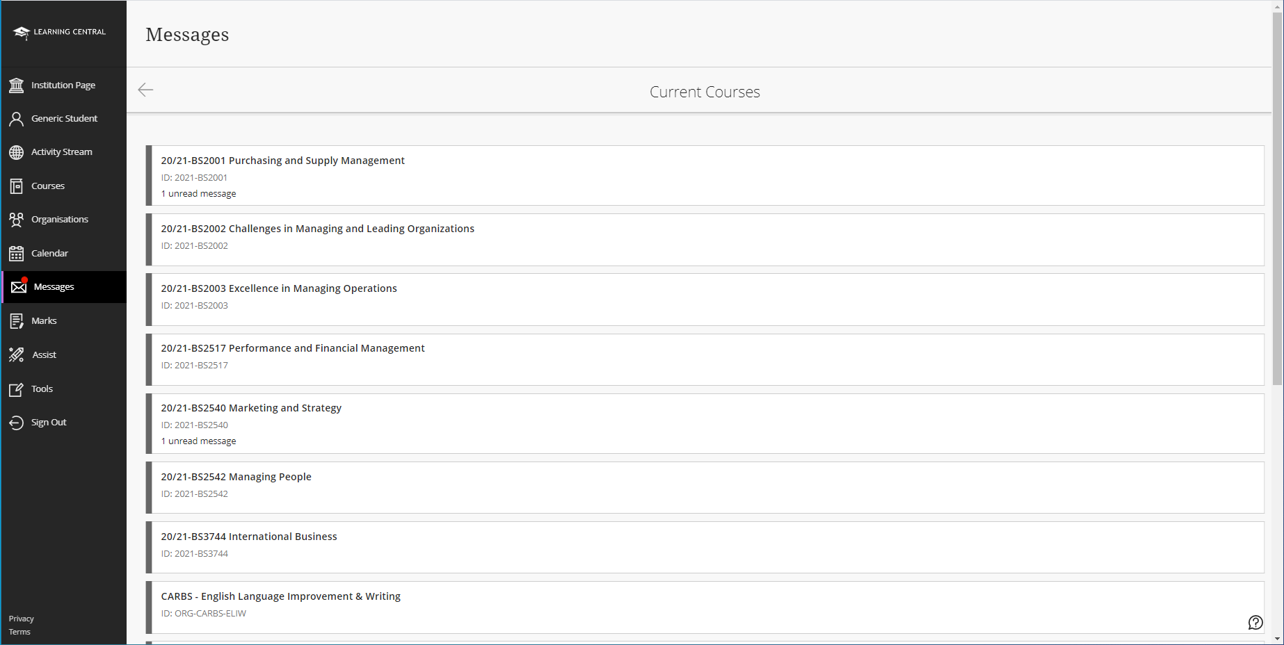 Blackboard Ultra Base Navigation Introduction