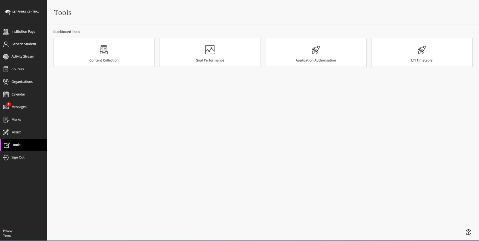 Blackboard Ultra Base Navigation Introduction